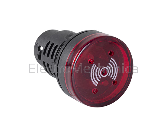 AD30-30MR22 30mm RED LED+BUZZER 220VAC/DC EM – RMS Measurement and Control