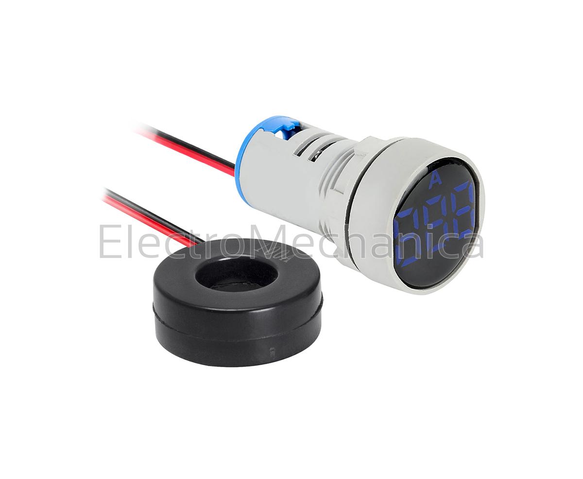 AD101-22AMB 22mm P/MNT BLU AMMETER 0-100A+CT EM – RMS Measurement and ...