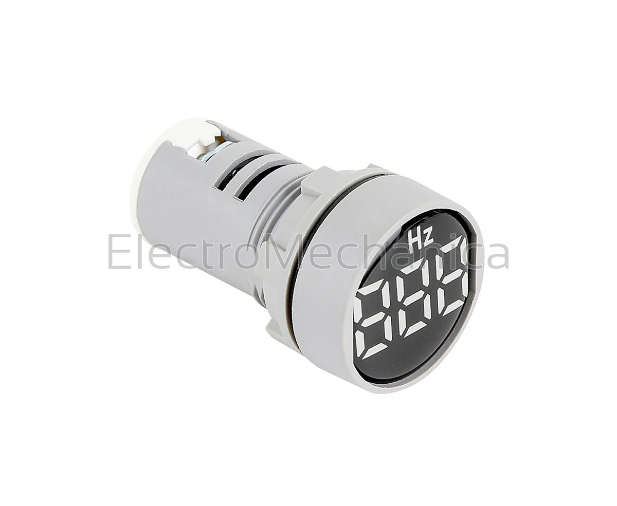 AD101-22HZW 22mm WHT FREQ. METER 0-99Hz EM – RMS Measurement and Control