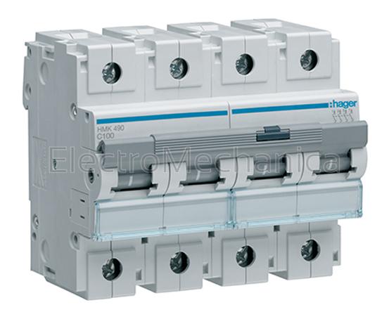 100A 4P 30KA C-CURVE MCB HMK490 – RMS Measurement and Control