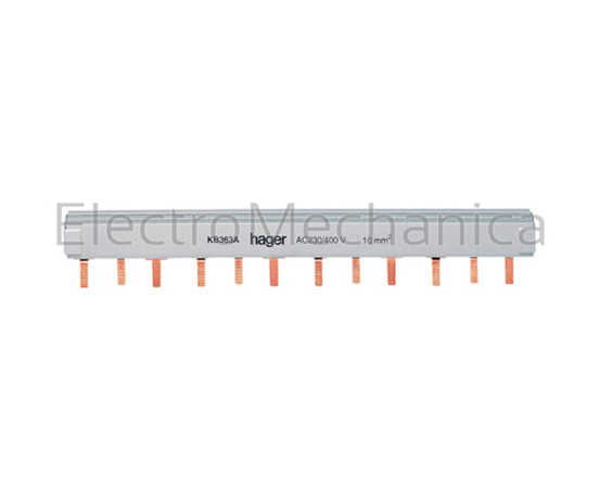 3P 63A INSULATED BUSBAR FOR MCBs KB363C – RMS Measurement and Control
