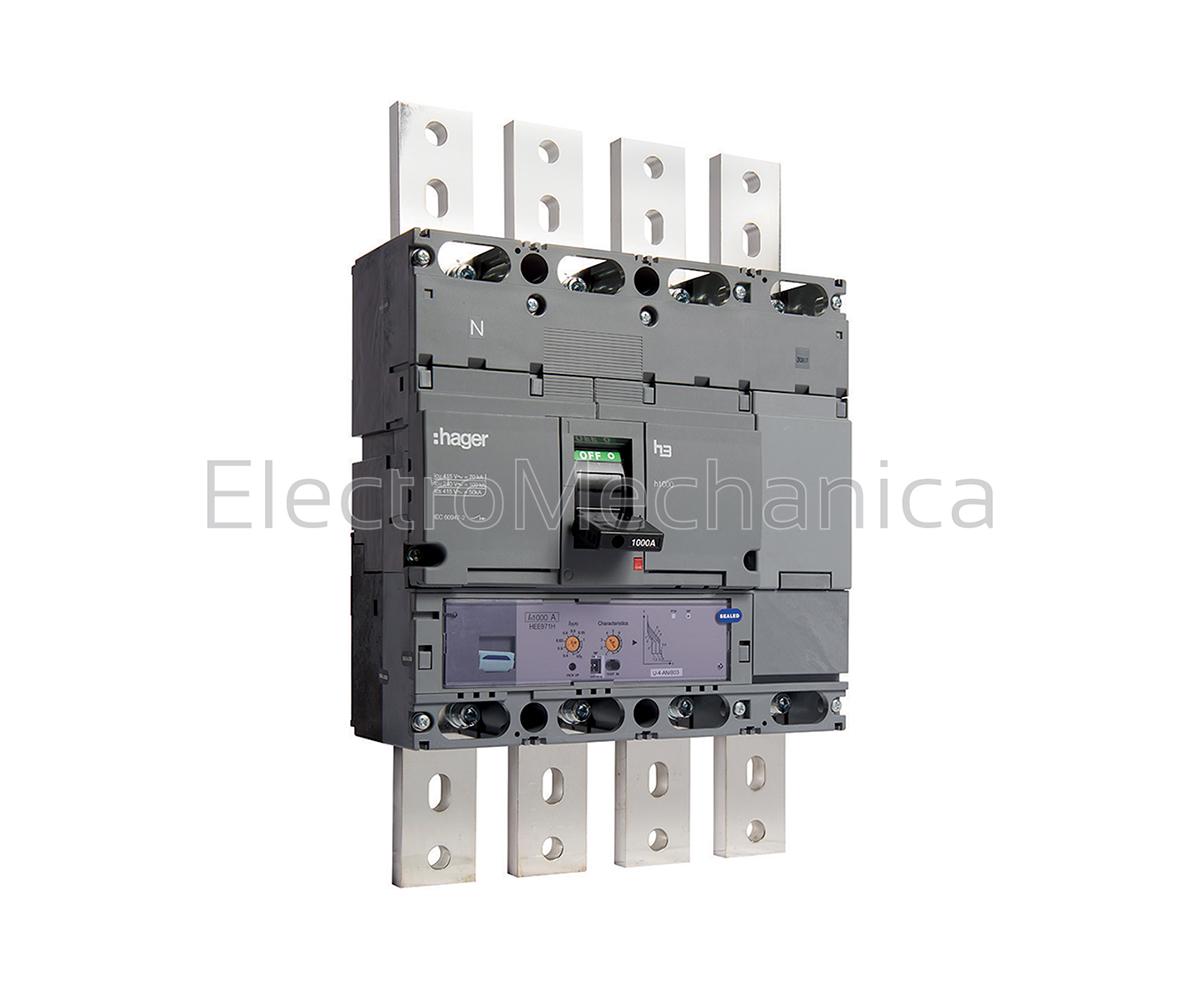 400-1000A 4P 70kA h1000 LSI MCCB HEE971H – RMS Measurement and Control