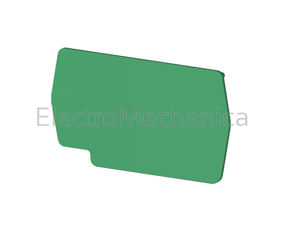 446442 TERMINAL END PLATE 2.5mm EARTH EM – RMS Measurement and Control