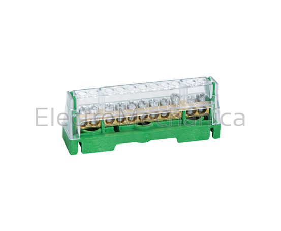 11WAY RAIL MNT TERM. POST (GREEN) M1011V – RMS Measurement and Control