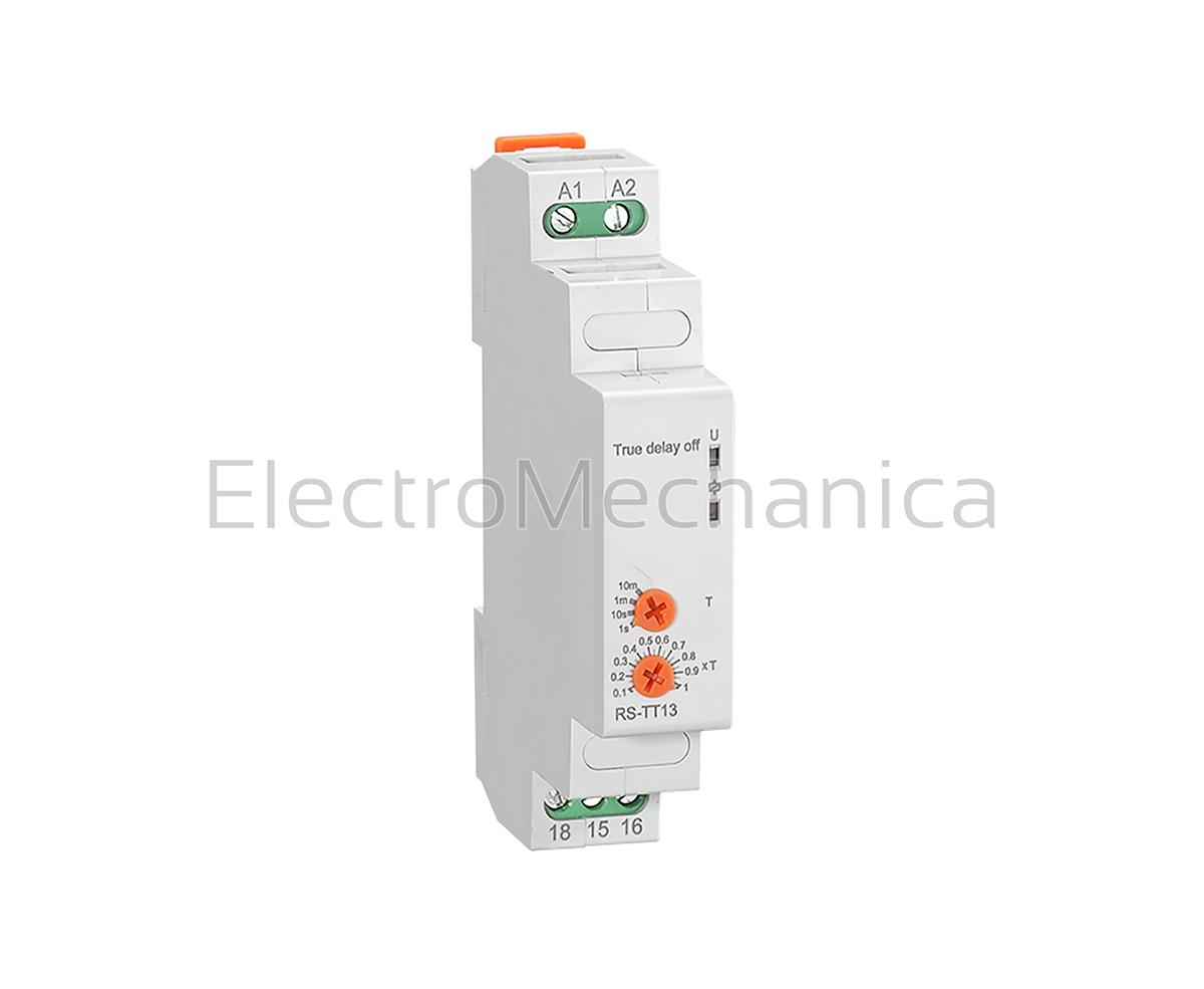 DELAY ON DE-ENERGISATION W/O PS RS-TT13 – RMS Measurement and Control