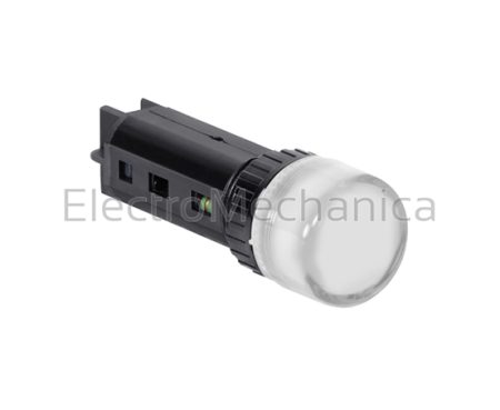 16mm P/MNT WHT LED 110VAC/DC