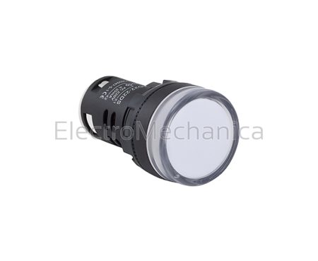 22mm P/MNT WHT LED P/LIGHT 380VAC