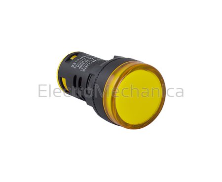 22mm P/MNT YEL LED P/LIGHT 380VAC - RMS Measurement and Control