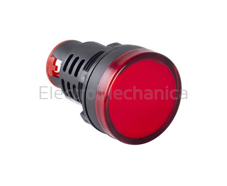 30mm P/MNT RED LED 220VAC/DC