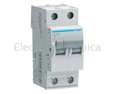 50A 2P 6kA C-CURVE MCB – RMS Measurement and Control